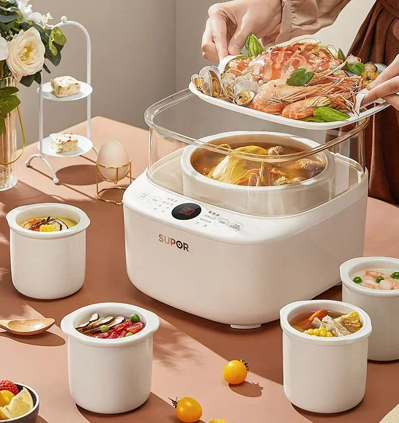 Supor-Electric-Stew-Pot-Electric-Steamer-Stewed-Household-Porridge ...