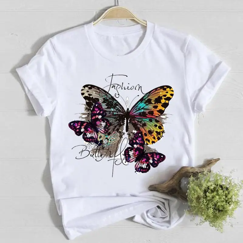Fashion Shirts Butterfly | Women Clothes Tops Tees Shirt | Shirt Summer ...