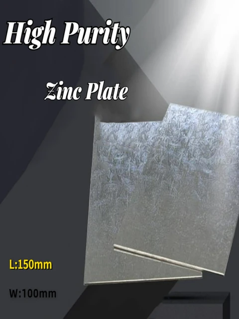Zinc Disk Zn Sheet Metal 140x140 99.9% Pure Zinc Zn Sheet Plate Metal ...