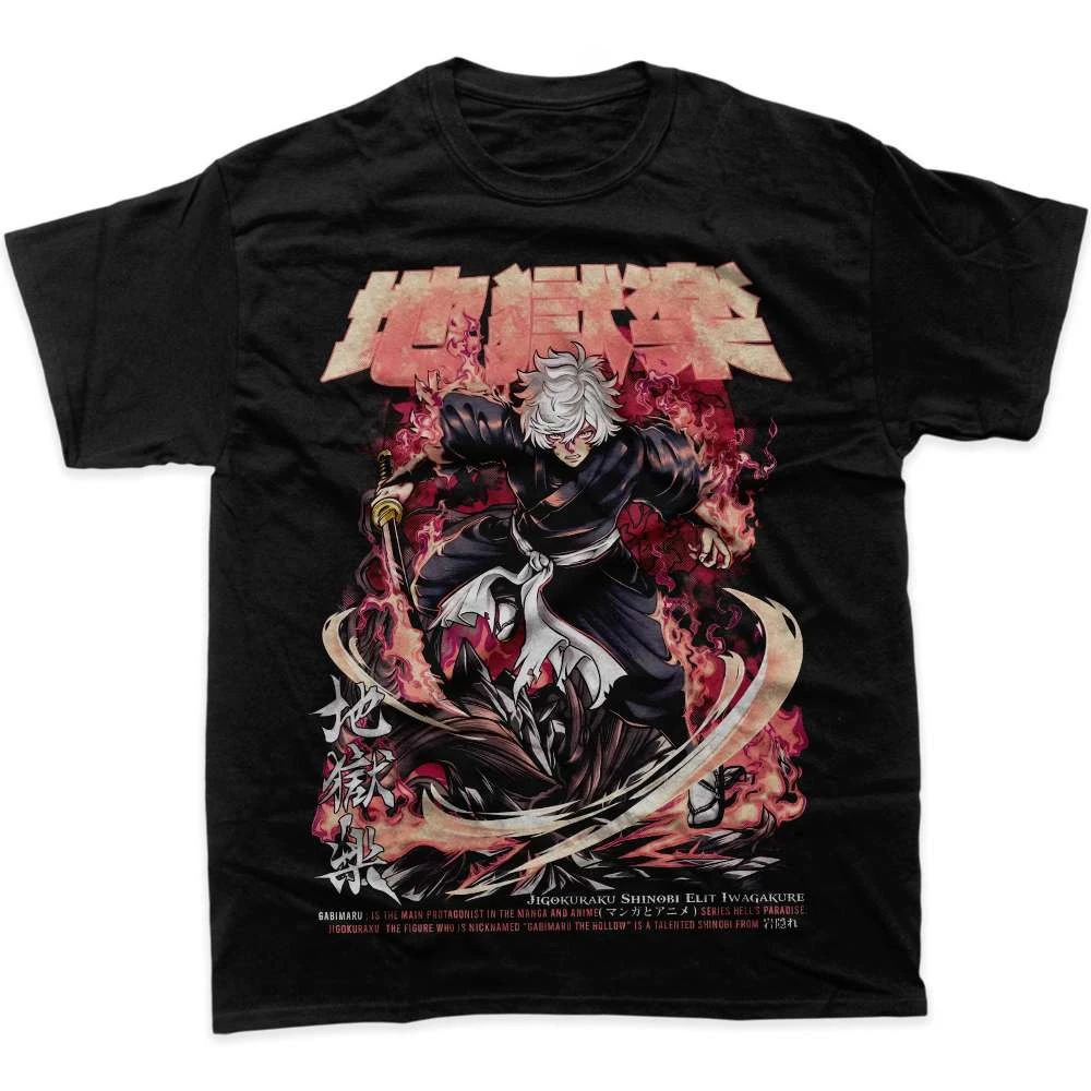 Gabimaru Hell’s Paradise Anime Graphic T-Shirt Men's 2026 Summer ...