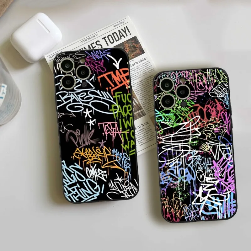 Street Graffiti Art Phone Case FOR IPhone 14 13 11 12 Pro 8 7 Plus X 13 ...