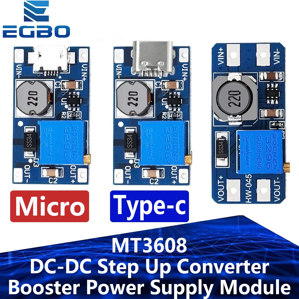 EGBO-M-dulo-de-Alimenta-o-para-Arduino-conversor-Step-Up-Boost-Board-sa ...