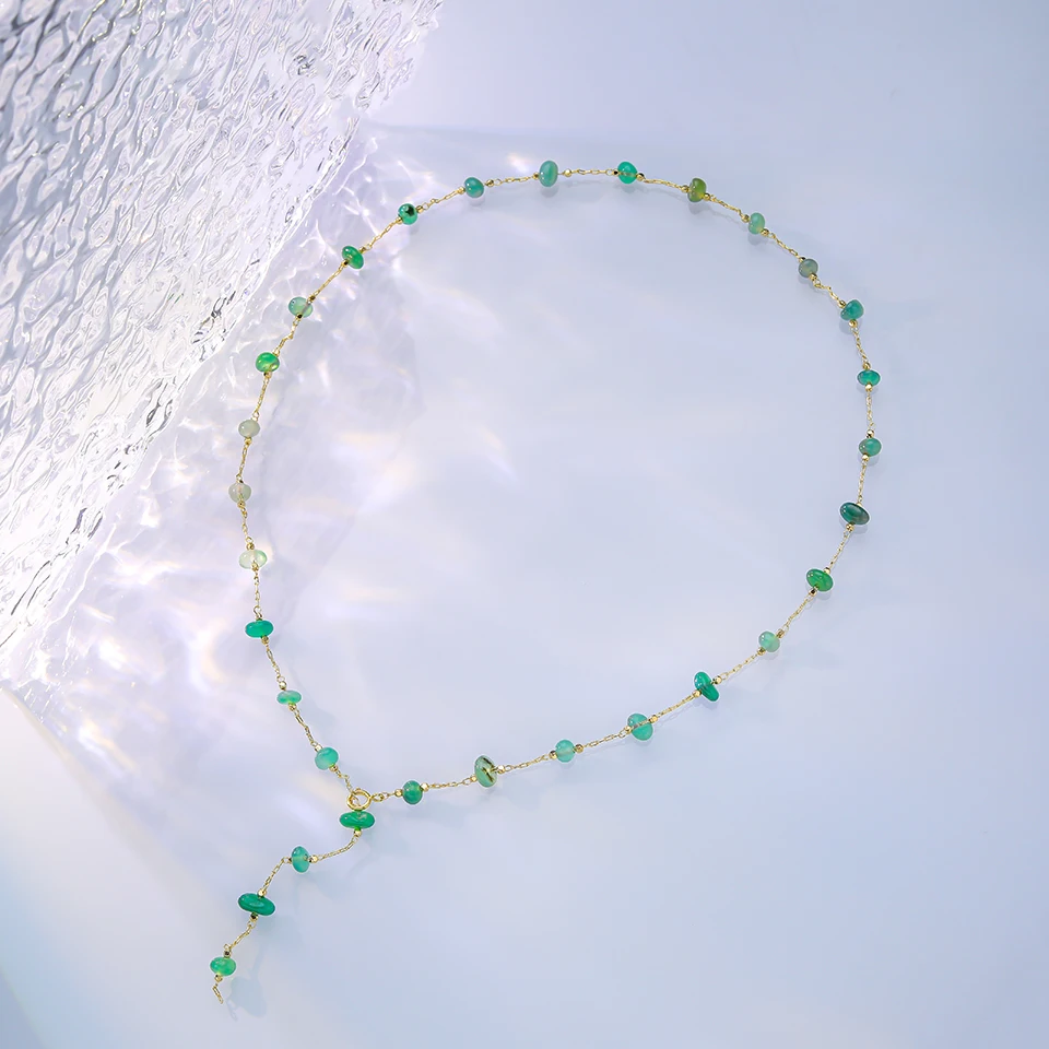 Natural-Stone-Chain-Necklace-for-Women-Fashion-Jewelry-on-Neck-Set ...