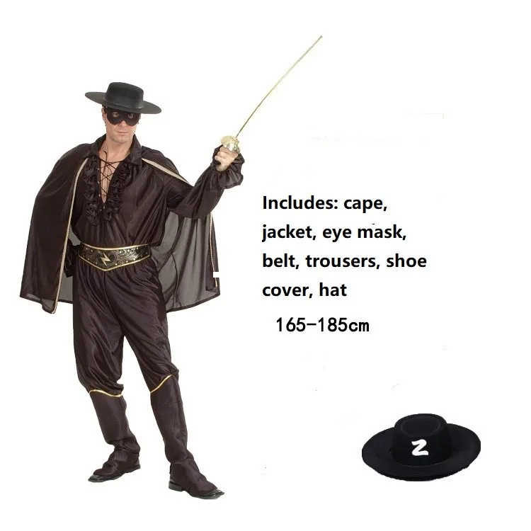 Zorro Cape And Mask