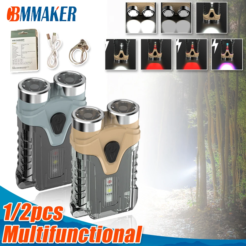 V3-EDC-Keychain-Light-Mini-Flashlight-900-Lumens-Type-C-USB ...