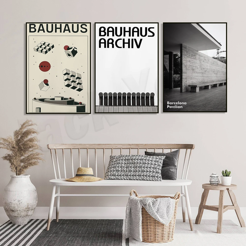 P-ster-de-Arte-de-pared-del-Pabell-n-de-Barcelona-Ludwig-Mies-van-der ...