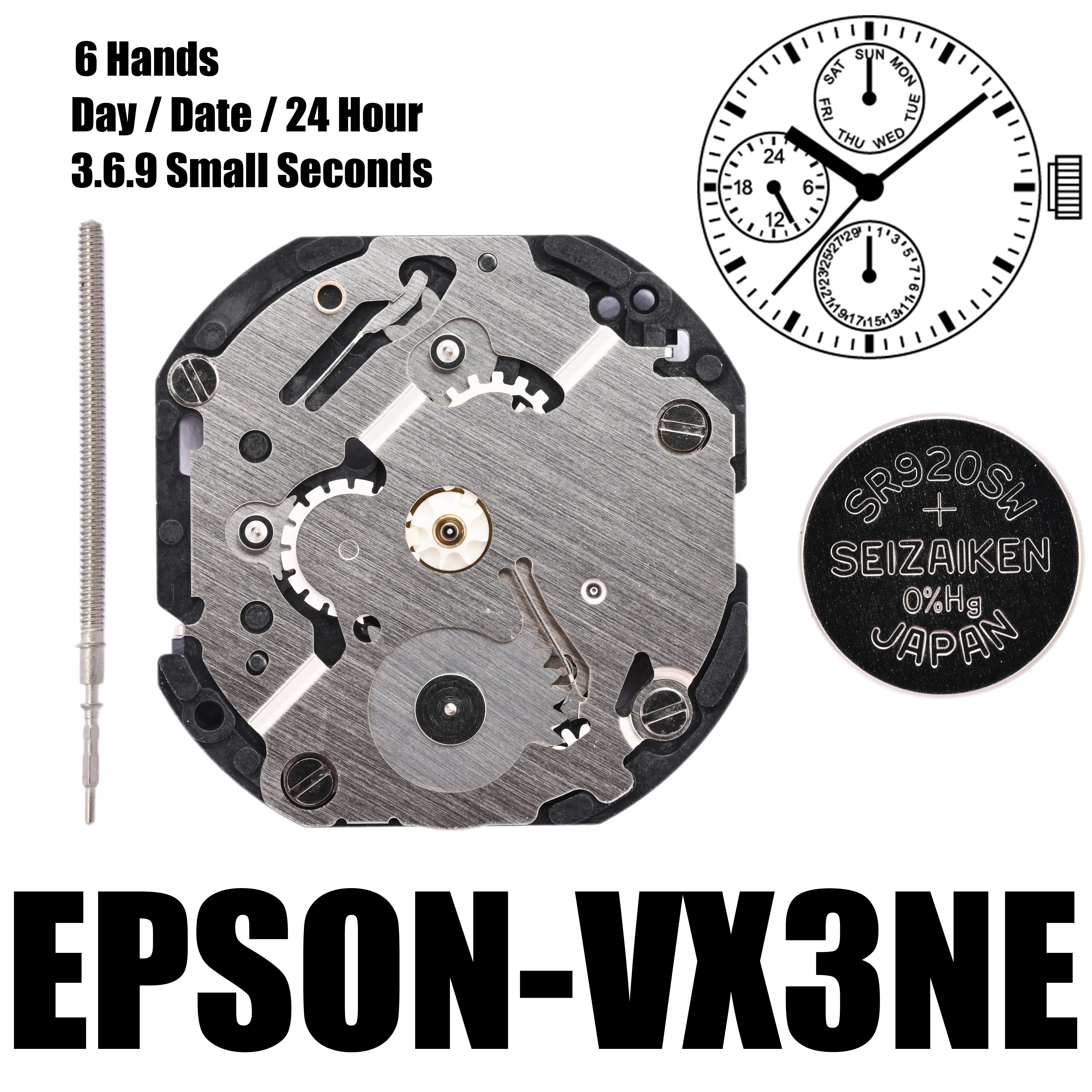 VX3N-Movement-Epson-VX3NE-VX3-Series-Quartz-Movement-6-9-12-Seconds ...