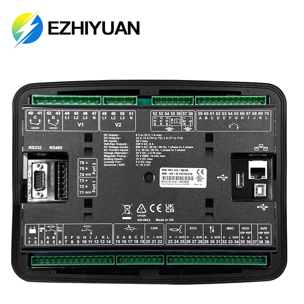 DSE8660MKII Original Deep Sea Diesel Generator Controller Panel DSE8660 ...