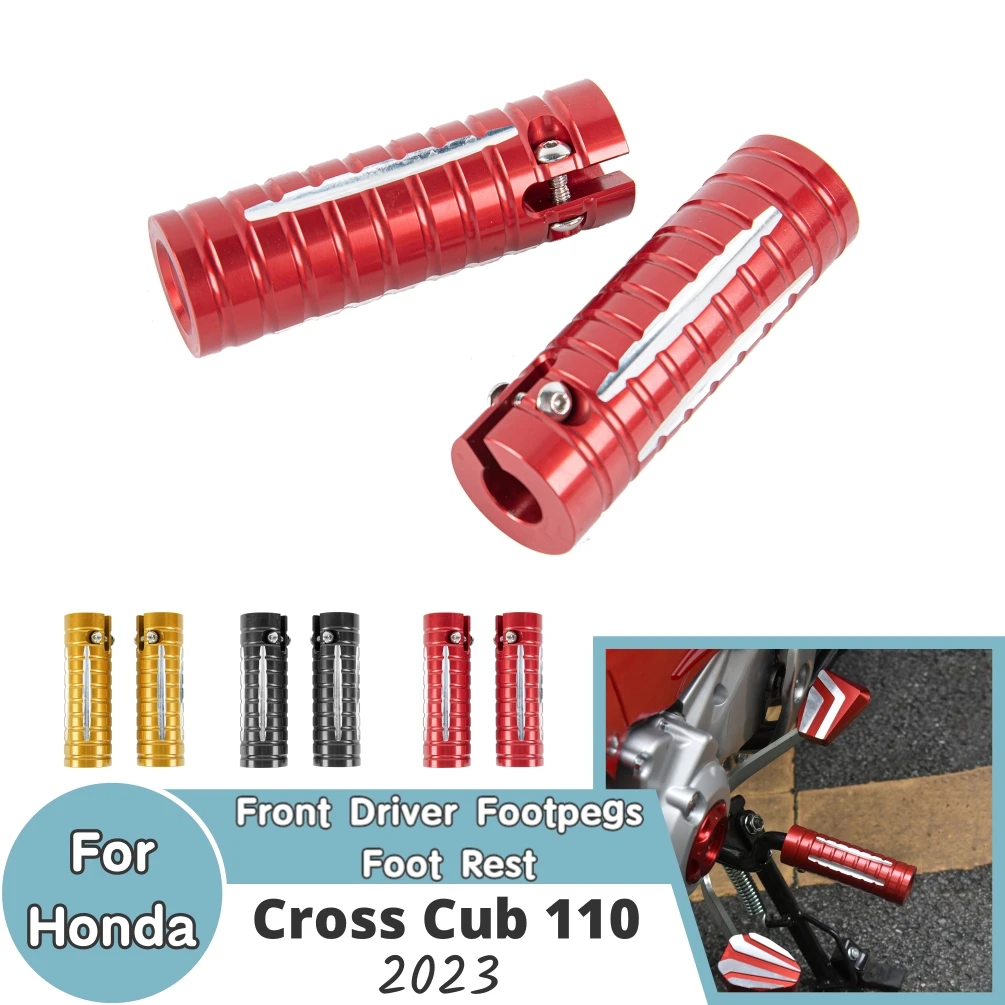 CC110-Motorcycle-Front-Driver-Footpegs-Foot-Rest-For-Honda-Cross-Cub ...