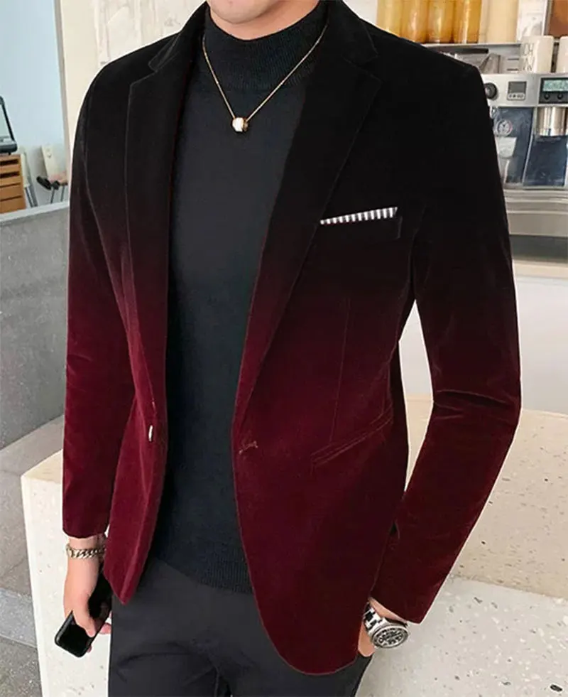 Men-s-Blazer-Formal-Business-Turndown-Collar-Velvet-Blazer-Causal ...
