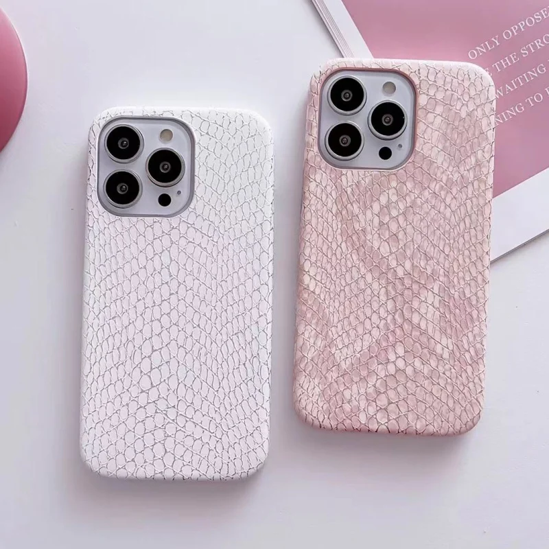 Luxury-Chic-Snake-Texture-Leather-Silicone-Soft-Phone-Case-For-Iphone ...
