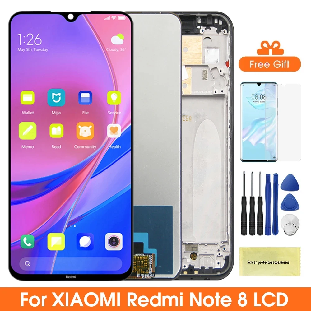 Screen-for-Xiaomi-Redmi-Note-8-M1908C3JH-M1908C3JG-Lcd-Display-Digital ...