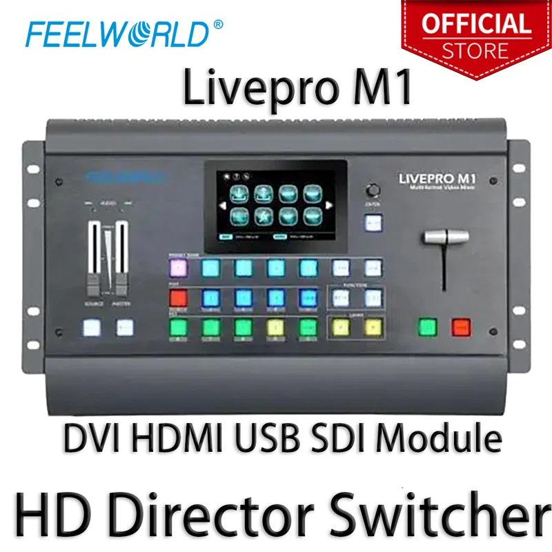 Feelworld-Livepro-M1-4-Channel-HD-Director-Switcher-On-Demand-Video ...