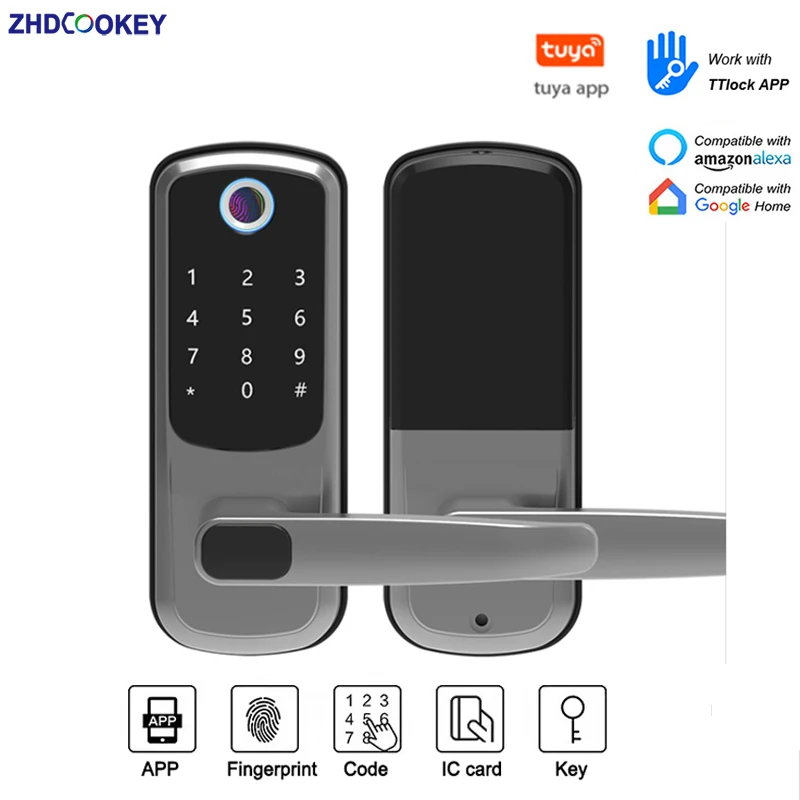 Tuya-WIFI-Biometric-Fingerprint-APP-TTLock-Bluetooth-Password-IC-Card ...