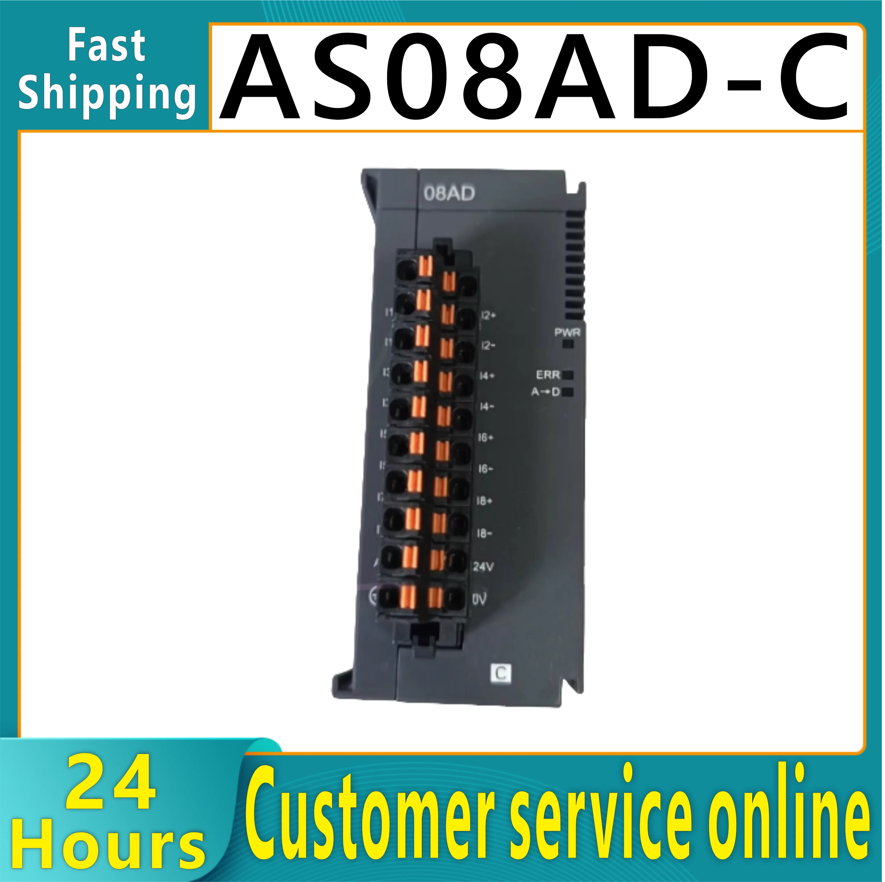 New original modules DVP04AD-SL, DVP04DA-SL, DVPSCM12-SL, AS08AD-C ...