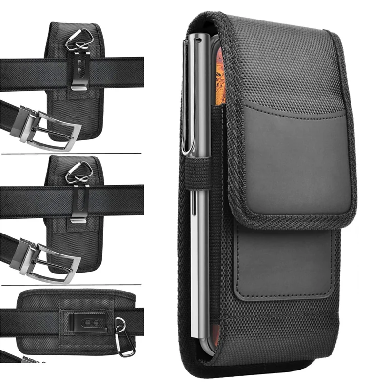 Nylon-Cell-Phone-Belt-Clip-Holster-Pouch-Buckle-Wallet-Card-Holder-Case ...