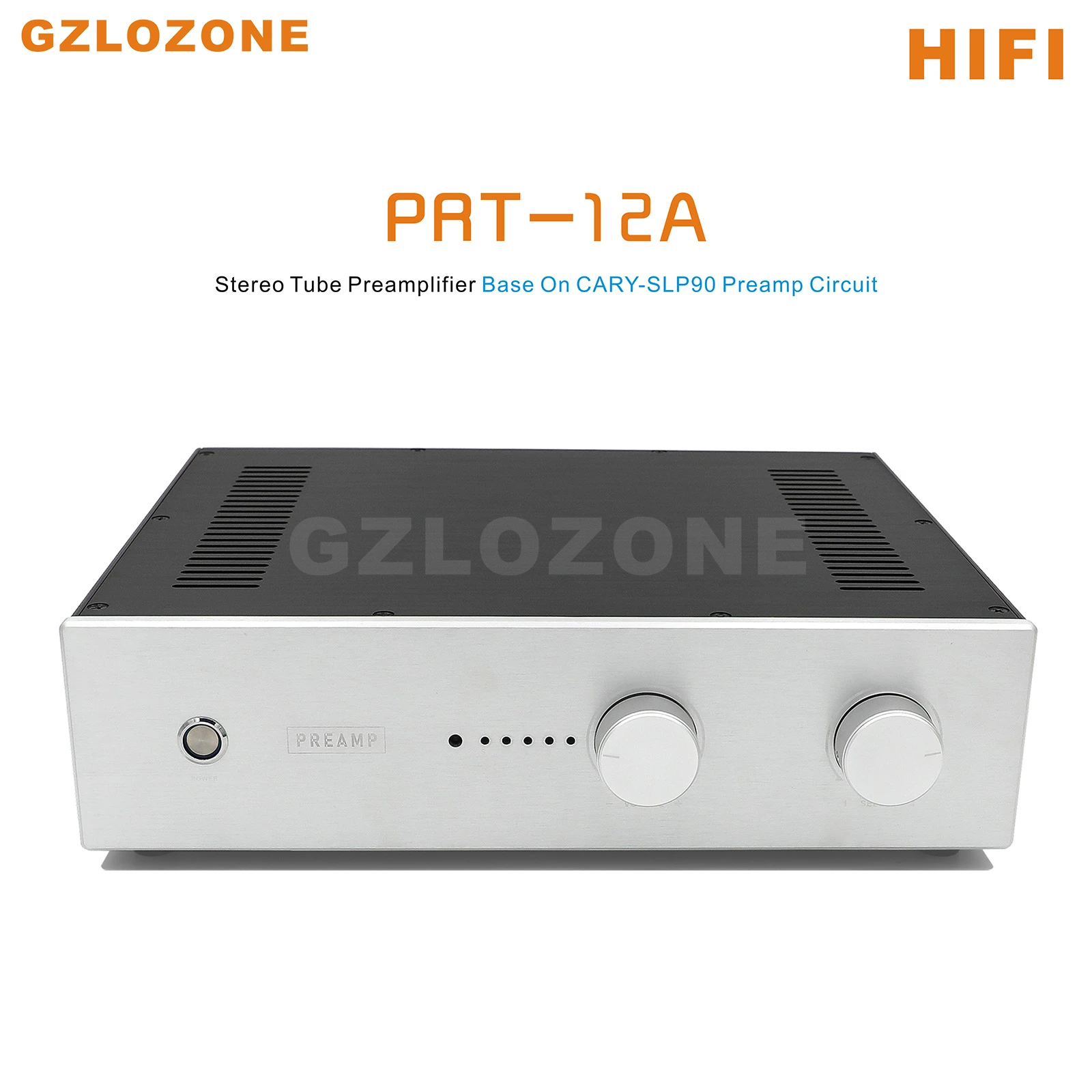 PRT-12A-HIFI-Tube-Remote-Preamplifier-12AU7-ECC82-Stereo-Preamplifier ...