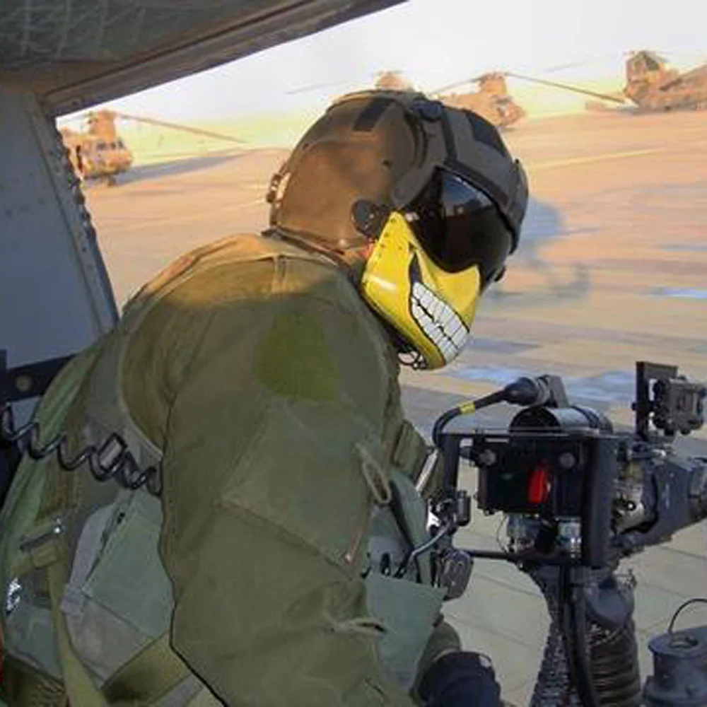 HGU-56P-Land-Pilot-Helmet-Mask-DIY-Graffiti-Interchangeable-Display ...