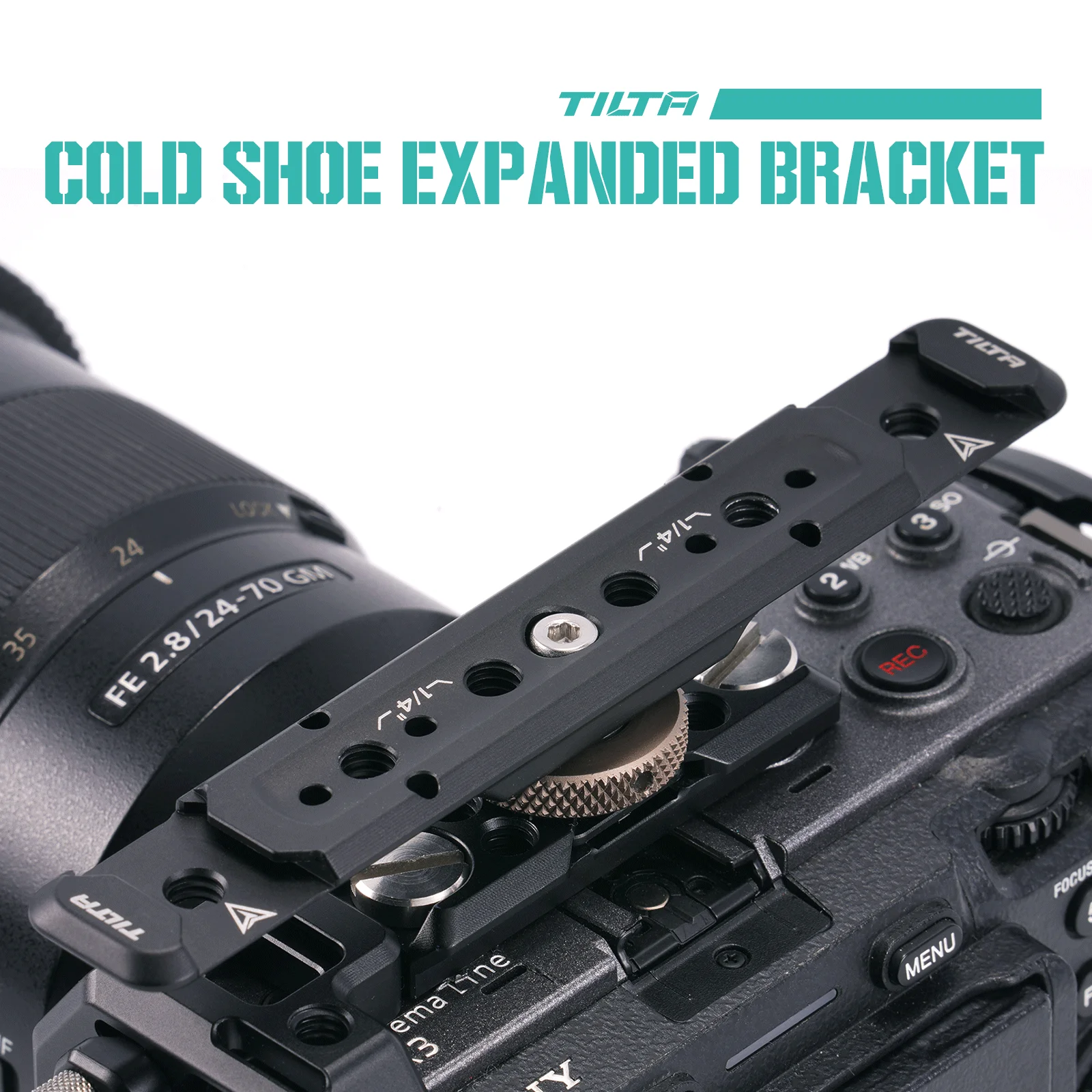 TILTA-TA-CEB-B-Dual-Cold-Shoe-Expanded-Bracket-1-4-20-Threads-NATO-rail ...