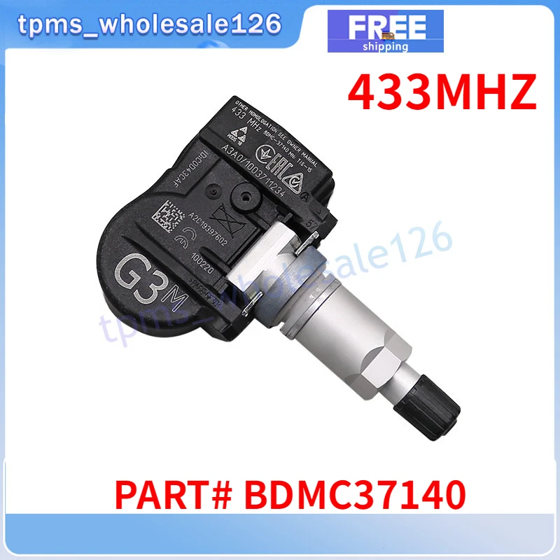 Tire Pressure Monitor System Sensor BDMC37140 For 2016-2023 Fiat 124 ...