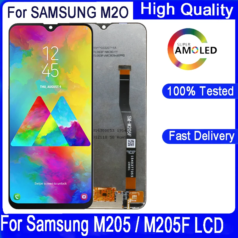 6-3-High-quality-LCD-For-Samsung-M20-2019-SM-M205-M205F-M205G-LCD ...