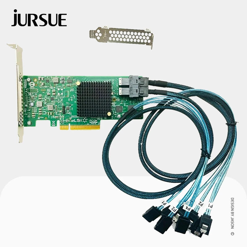 LSI 9300 8i RAID 컨트롤러 카드, PCI E 3.0, 12Gbps HBA IT 모드, ZFS FreeNAS ...