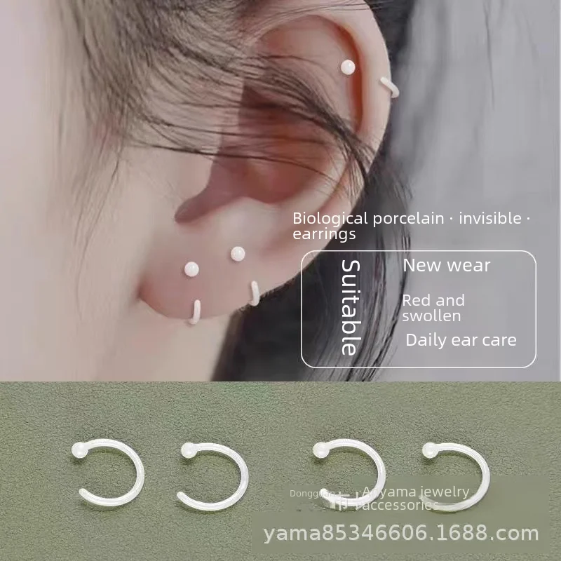 Original-Diy-Bioceramic-Earrings-Pure-Bioceramic-Ear-Decorations-No-Ear ...