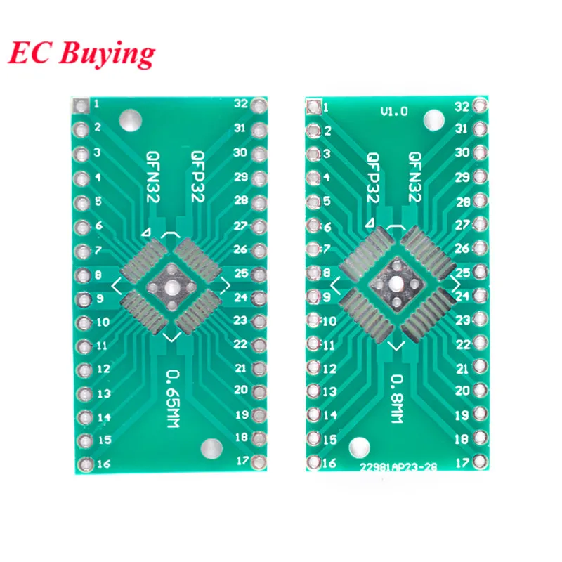 20pcs-lot-QFN32-QFP32-to-DIP-Turn-DIP32-Pinboard-SMD-2-54mm-Pin-Pitch-0 ...