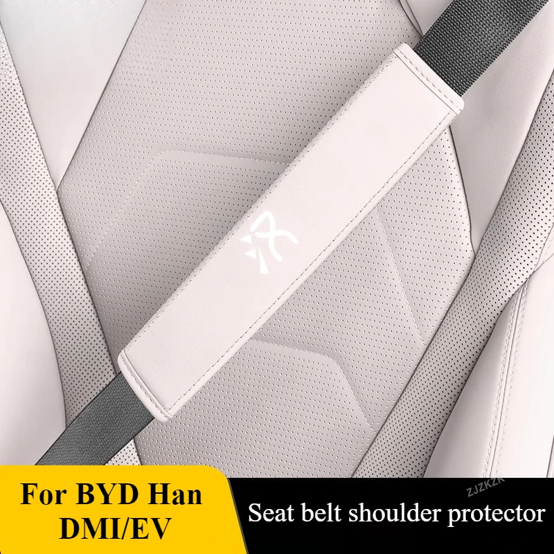 For BYD Han DMI/EV Car Seat Belt Cover Safety Belt Shoulder Cover ...