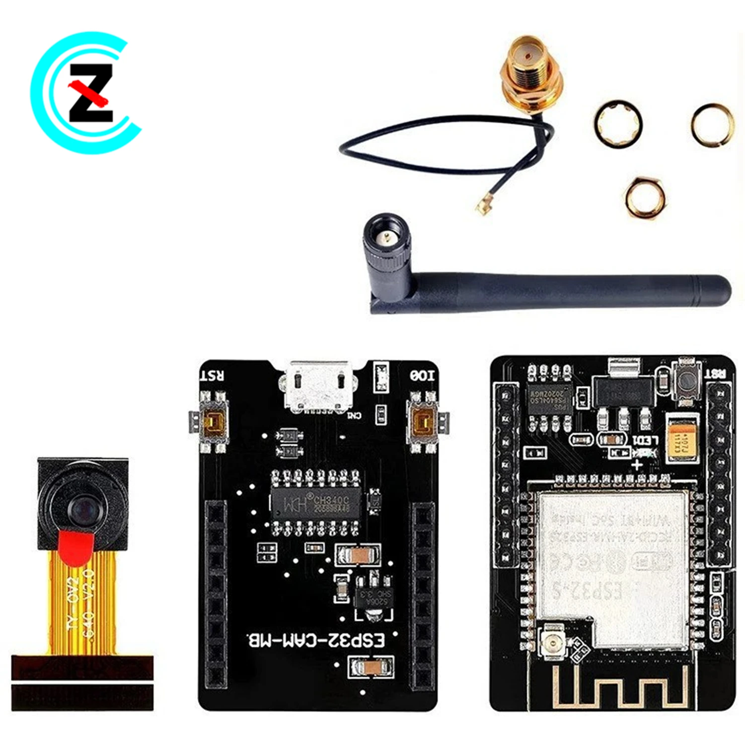 ESP32-CAM-development-board-WiFi-iot-Bluetooth-module-OV2640-camera-CAM ...