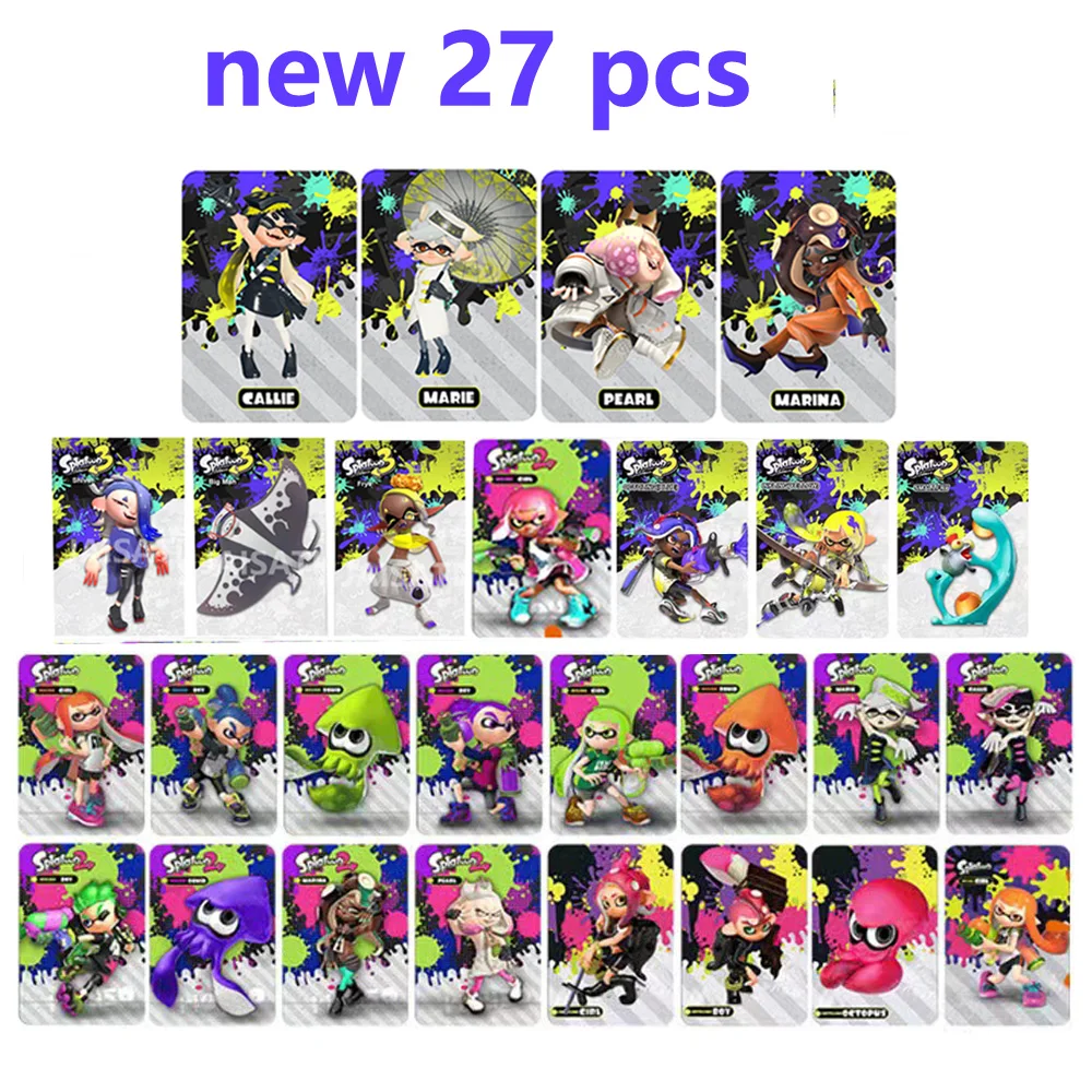 new-Pearl-Marina-Callie-Marie-Splatoon3-Card-Game-NFC-Card-Splatoon-3 ...