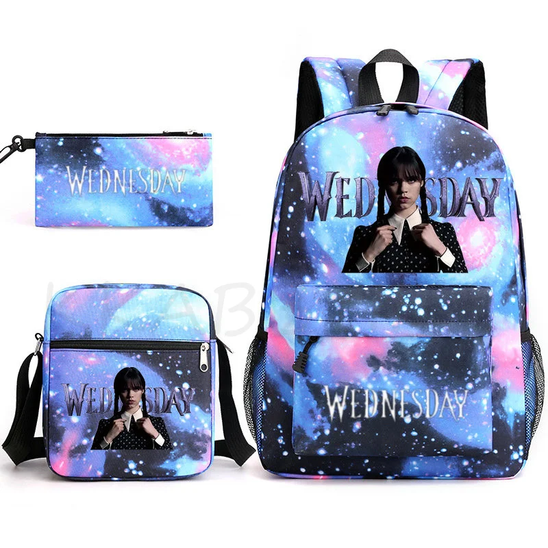 Wednesday-Addams-Backpack-American-TV-Print-Canvas-School-Bags-3Pcs-Set ...