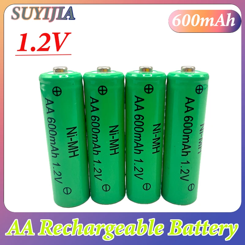 AA-1-2V-600mAh-NI-MH-Rechargeable-Battery-for-Camera-Microphone-Flashlight-Remote-Control-MP3 ...