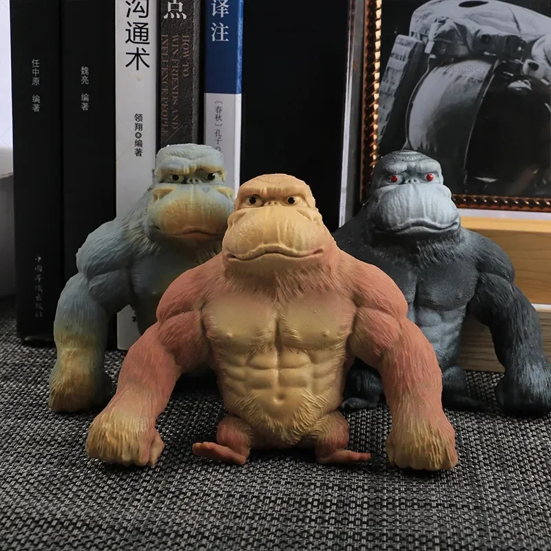 Squeeze Gorilla Toy Sensory Stress Toys Rubber Stretch And Squeeze ...