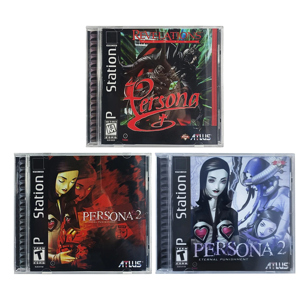 PS1-Persona-Series-Console-Station-com-C-pia-Manual-do-Disco-Fundo ...