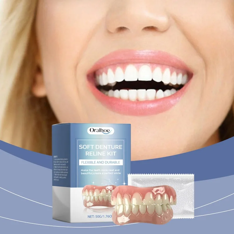 Soft-Denture-Reline-Kit-Smile-Comfortable-Material-Braces-Reusable ...