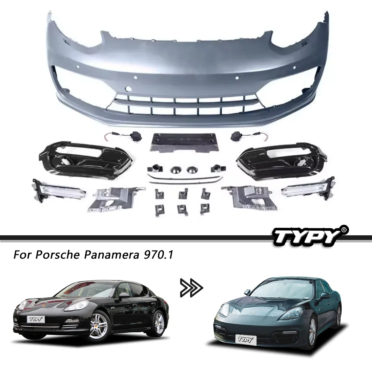 TYPY-Car-accessories-For-Porsche-Panamera-970-1-Upgrade-971-GTS-Front ...