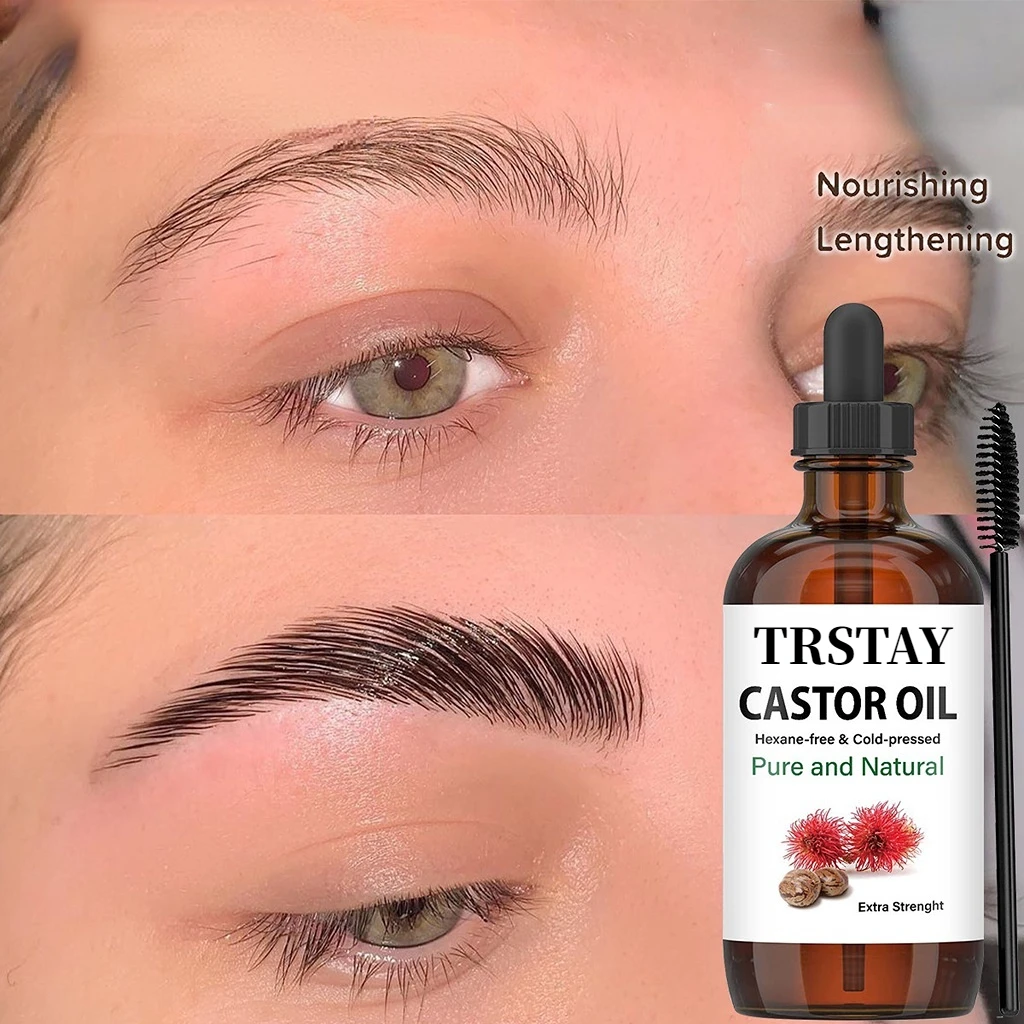 TRSTAY Eyelash Eyebrow Growth Oil Brow Essential Oils Essence Anti ...