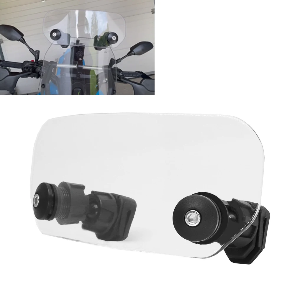 Universal Motorcycle Heighten Windshield Adjustable Windscreen suitable ...