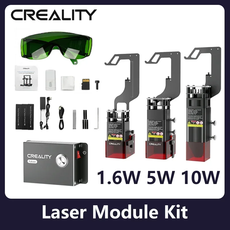 CREALITY 1.6W 5W 10W Laser Module 455nm Engraving Laser Head 0.06mm ...