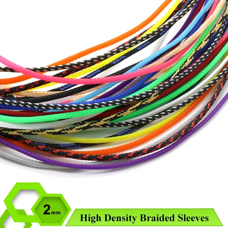 2-5-10-20-50m-Braided-Sleeves-2mm-Cable-Management-Protection-High ...