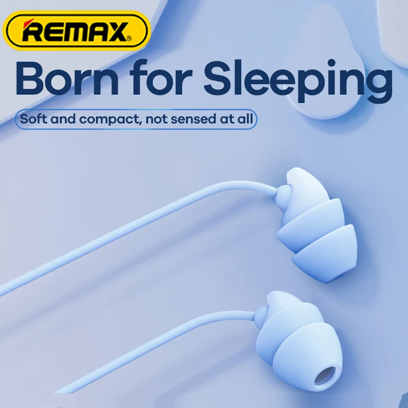 Remax-Anti-noise-Soft-Earphones-Wired-Sleep-Noise-Reduction-Cancelling ...