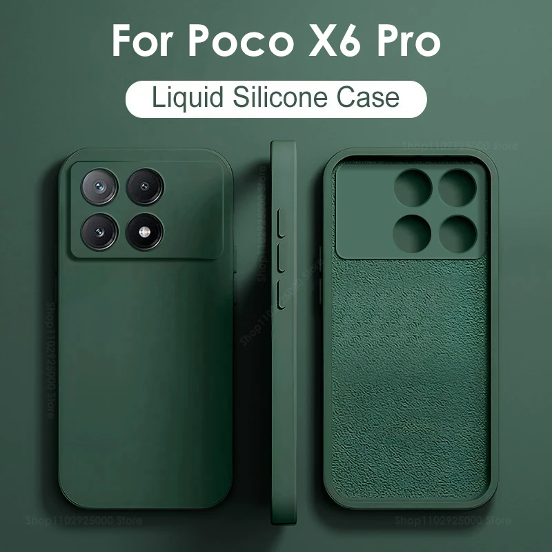 Original-Liquid-Silicone-Phone-Case-For-Xiaomi-Poco-X6-Pro-X6Pro-5G-X6 ...