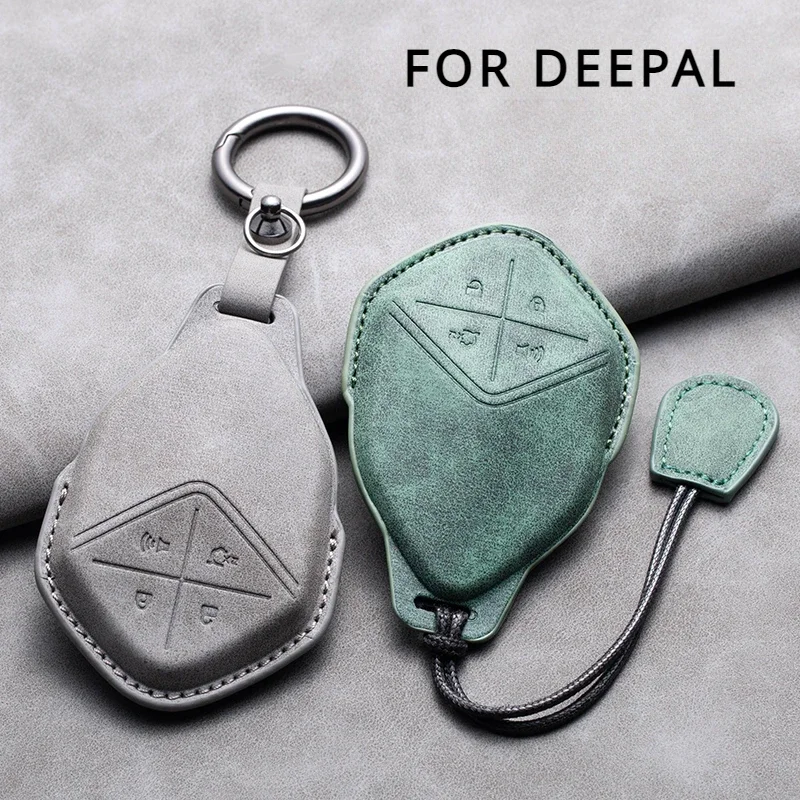 Leather-Car-Remote-Key-Case-Cover-for-Changan-Deepal-S7-SL03-G318-2023 ...
