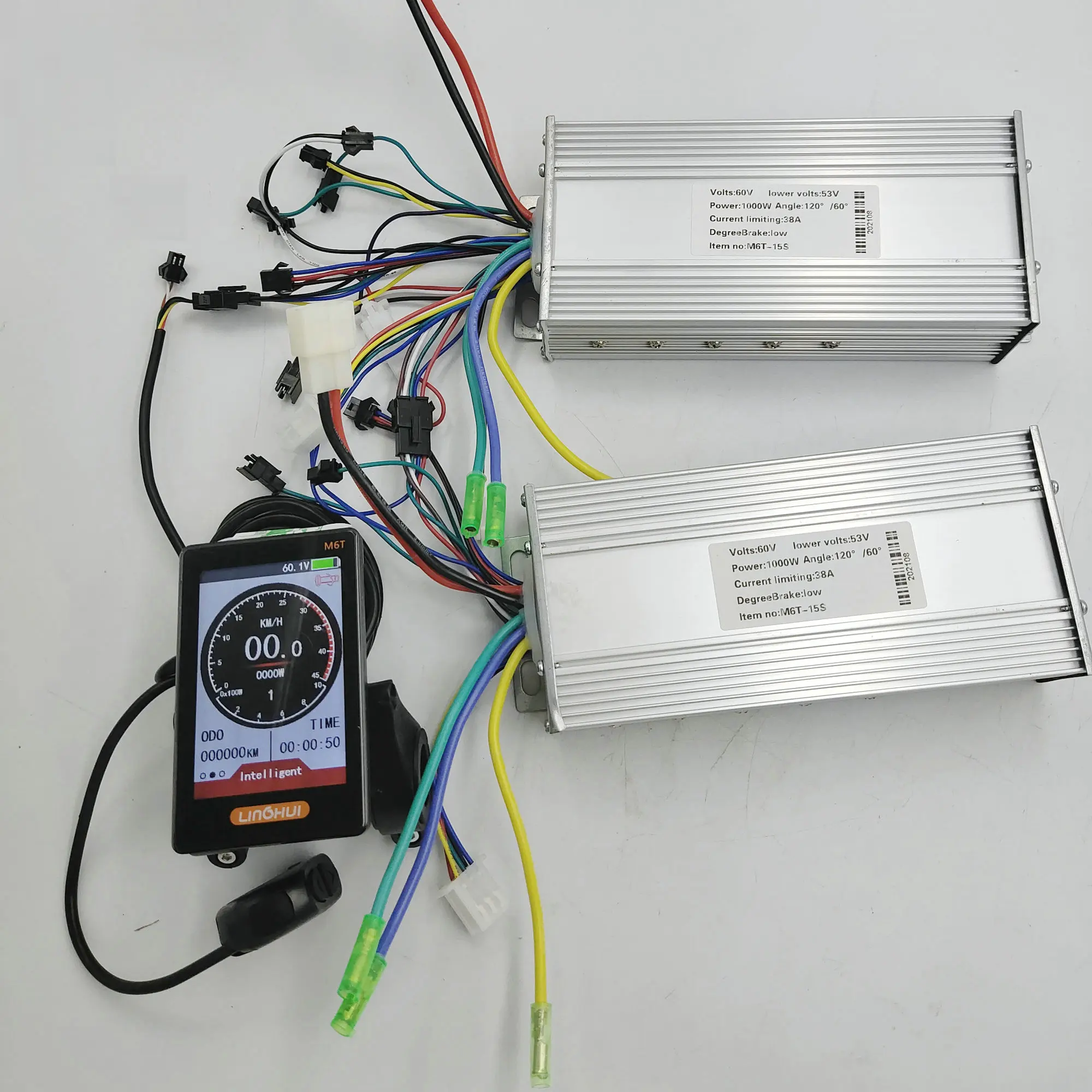 COLORED LCD DISPLAY M6T+DUAL MOTOR CONTROLLER 24V36V48V ...