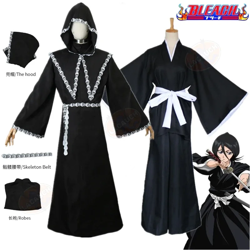 Bleach Kuchiki Rukia Cosplay Costumes Men And Women Wizard Vampire ...