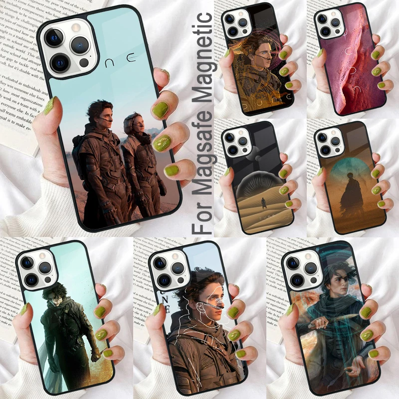 Dune Timothée Chalamet Magnetic Soft Phone Case for iPhone 16 Promax 15 ...