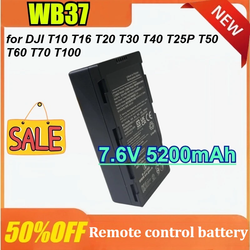WB37 7.6V 5200mAh Battery for DJI T10 T16 T20 T30 T40 T25P T50 T60 T70 ...