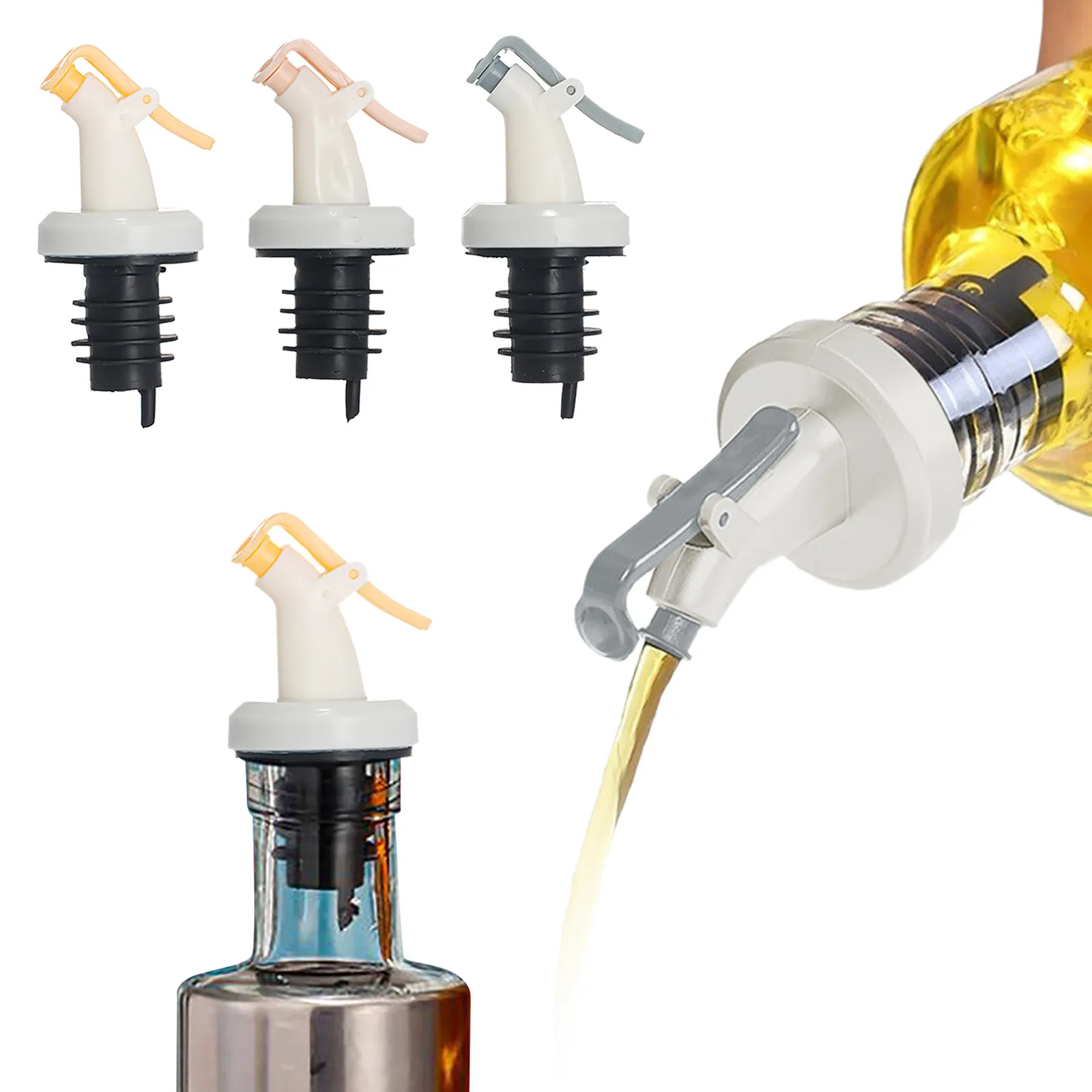 Olive Oil Bottles Pourer | Oil Bottle Stopper Dispenser | Stopper ...