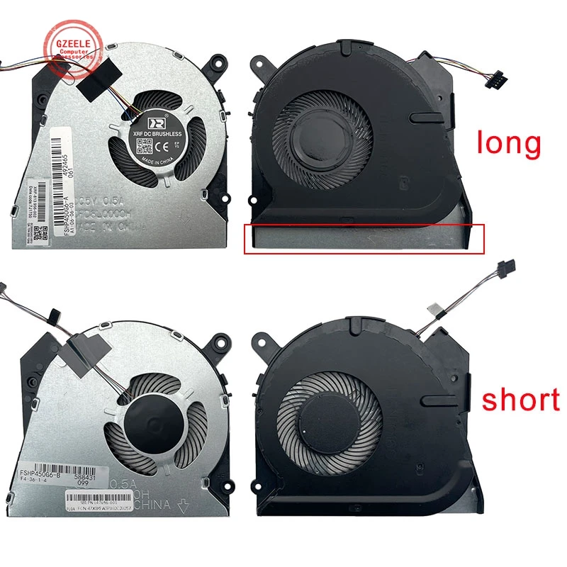 HP ProBook 450 G6 455 G6 용 CPU 냉각 팬, HSN Q16C HSN Q15C zhan 66 PRO 15 ...